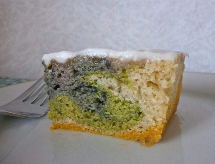 Rainbow Swirl Cake with Natural Colorings – Swirls and Spice