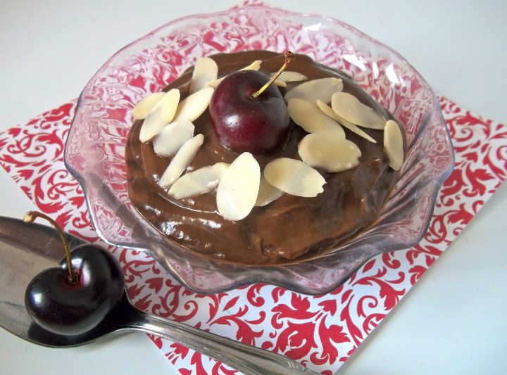 Fresh Cherry Chocolate Pudding with Avocado – Swirls and Spice