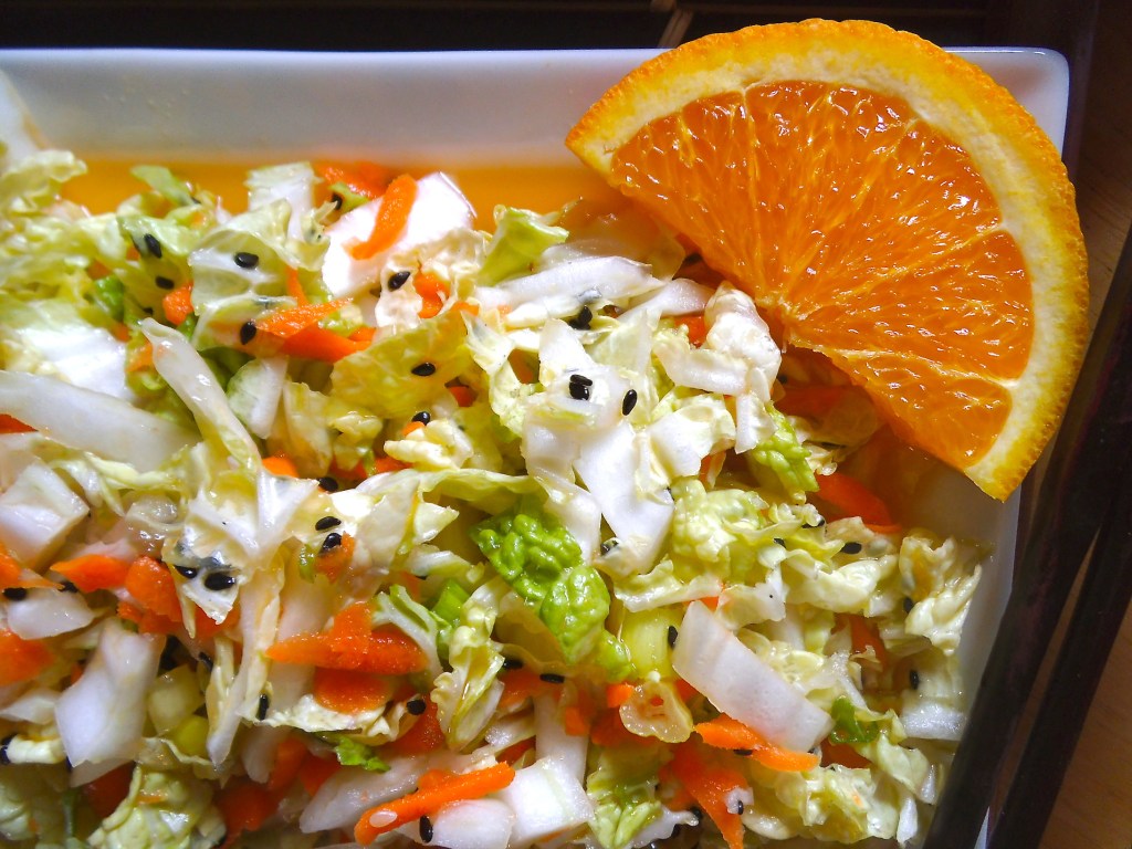 Sesame Orange Napa Cabbage Salad – Swirls and Spice
