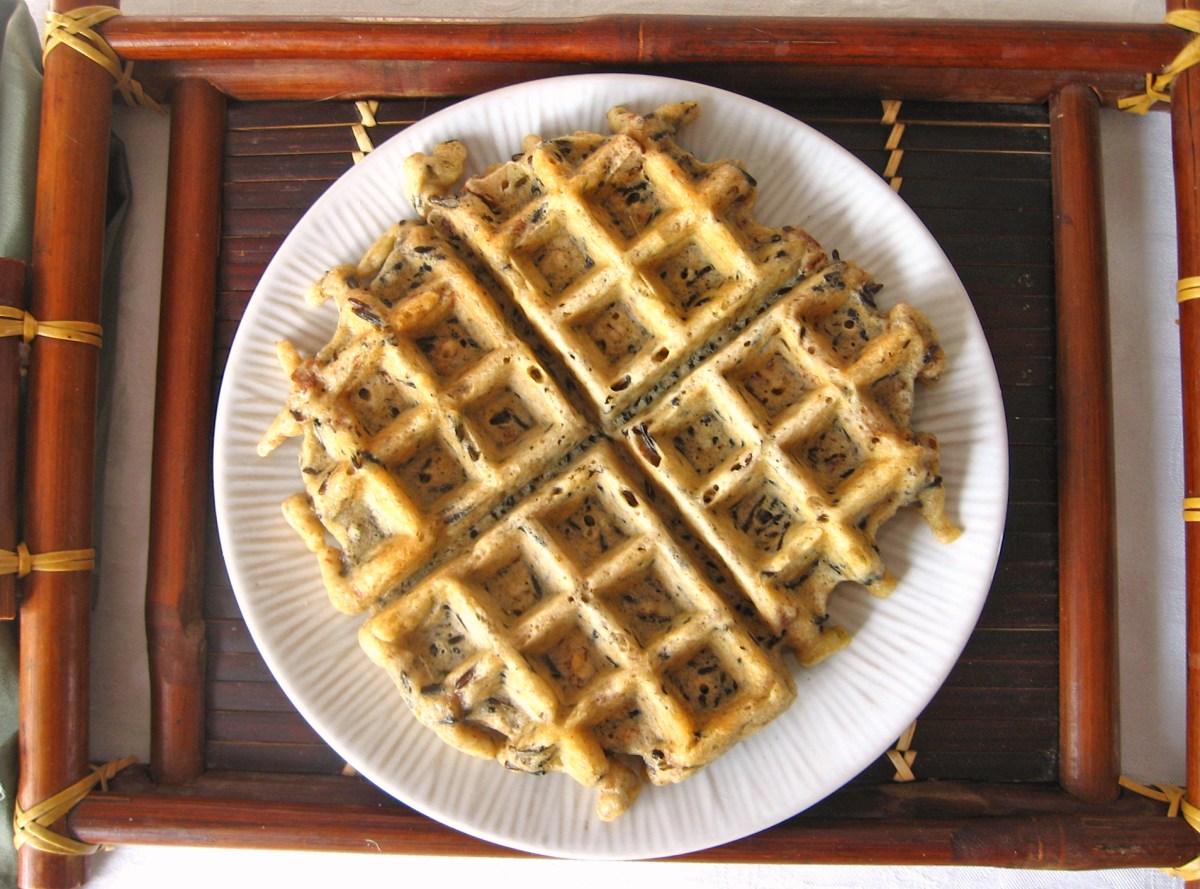 Wild Rice Waffles with Pecans (GF) – Swirls and Spice