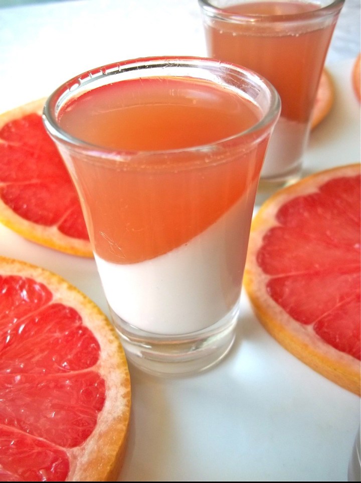 Grapefruit Coconut Panna Cotta – Swirls and Spice