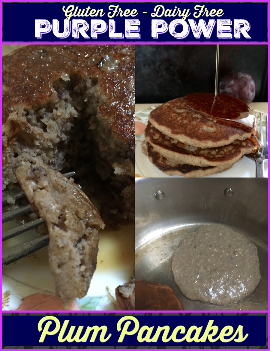 Purple Power Plum Pancakes – Swirls and Spice