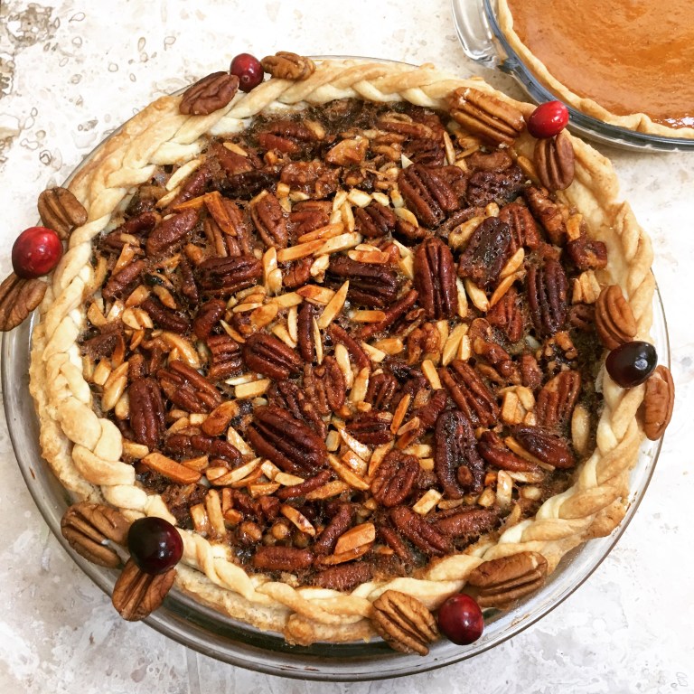 Pecan Maple Nut Pie – Swirls and Spice