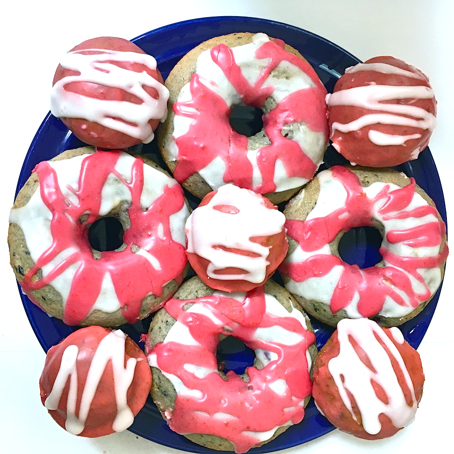 Blueberry Kiwi Donuts – Swirls and Spice